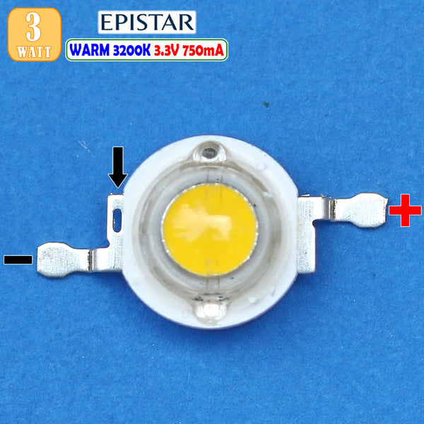 HPL 3W Led 3200K 3500K Warm Kuning Hangat Mata Lampu Led Bohlam Par So ...
