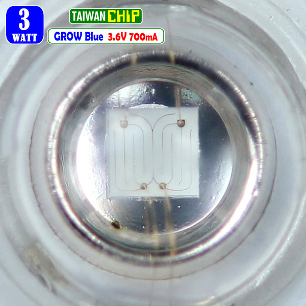 HPL 3W Led 445nm 455nm Biru Grow Light Blue Lampu Led Phyto Lamp Tanam ...