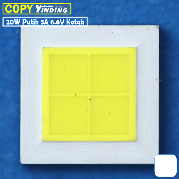 Chip LED 5050 Hi 20W 6V Putih Projie Biled Projector Senter Tembak 3A ...