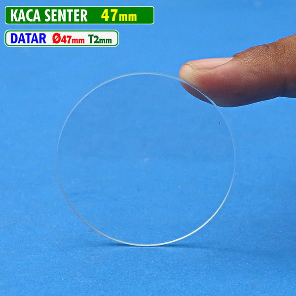 Kaca Senter 47mm Depan Kepala P50 P70 Bulat Datar Taff led XLM Swat Di ...