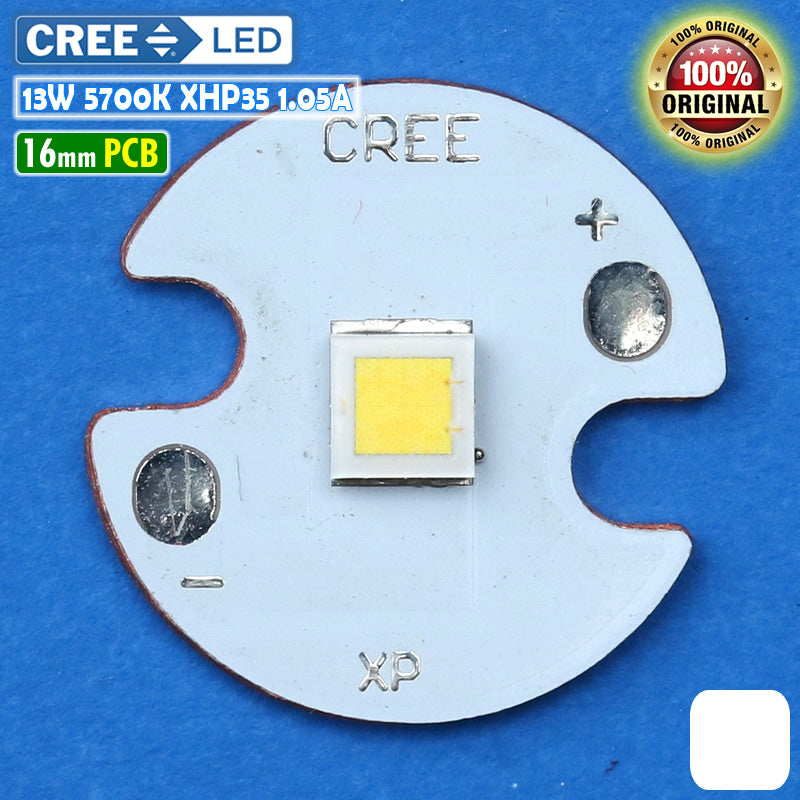 CREE 13W XHP35 Hi Putih 5700K 12V XHP 35 Mata Led Sorot Tembak 16mm 1A ...