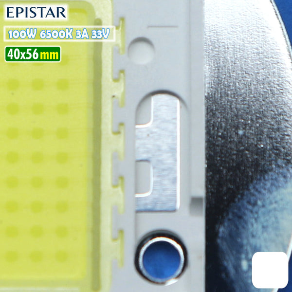 HPL 100W 6000K 6500K Mata LED Putih SOROT Tembak 11000LM EpiSTAR 33mil ...