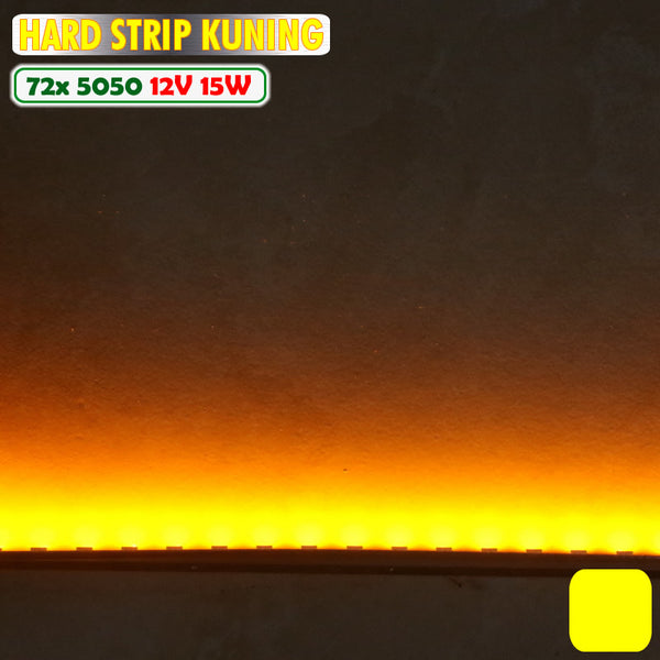 Hard Strip 99Cm KUNING 12V 15W 72x Led SMD 5050 Iklan Huruf Neon Box ...