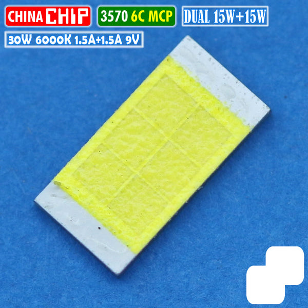 Chip LED 3570 30W 6C Dual Putih Putih MCP Laser D2 BiLED RTD AES 9V ...