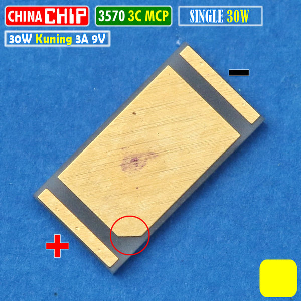 Chip LED 3570 30W 3C Single KUNING MCP Laser D2 BiLED RTD AES Voxx 9V ...